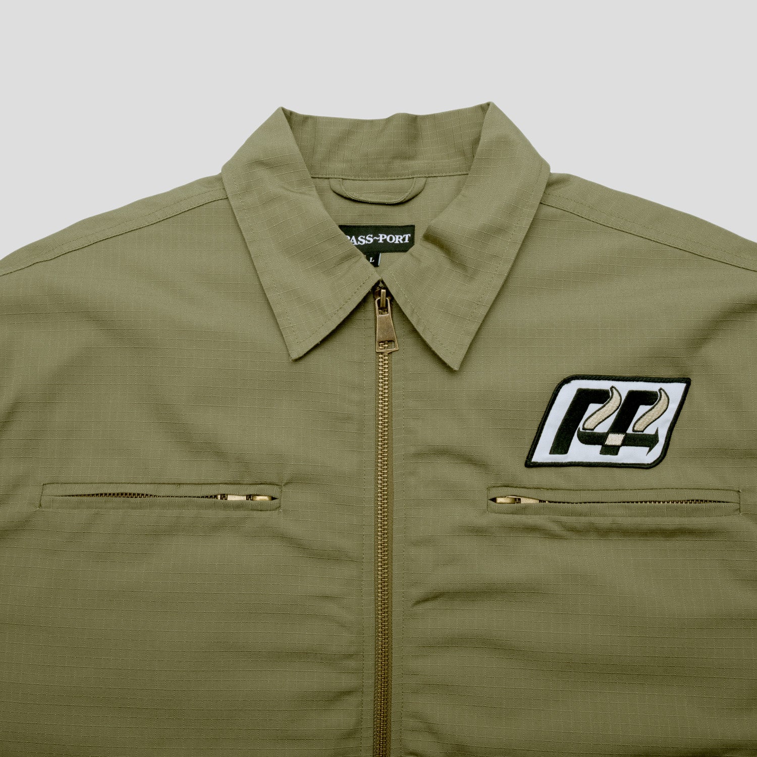 Pass~Port Transport Ripstop Delivery Jacket - Olive