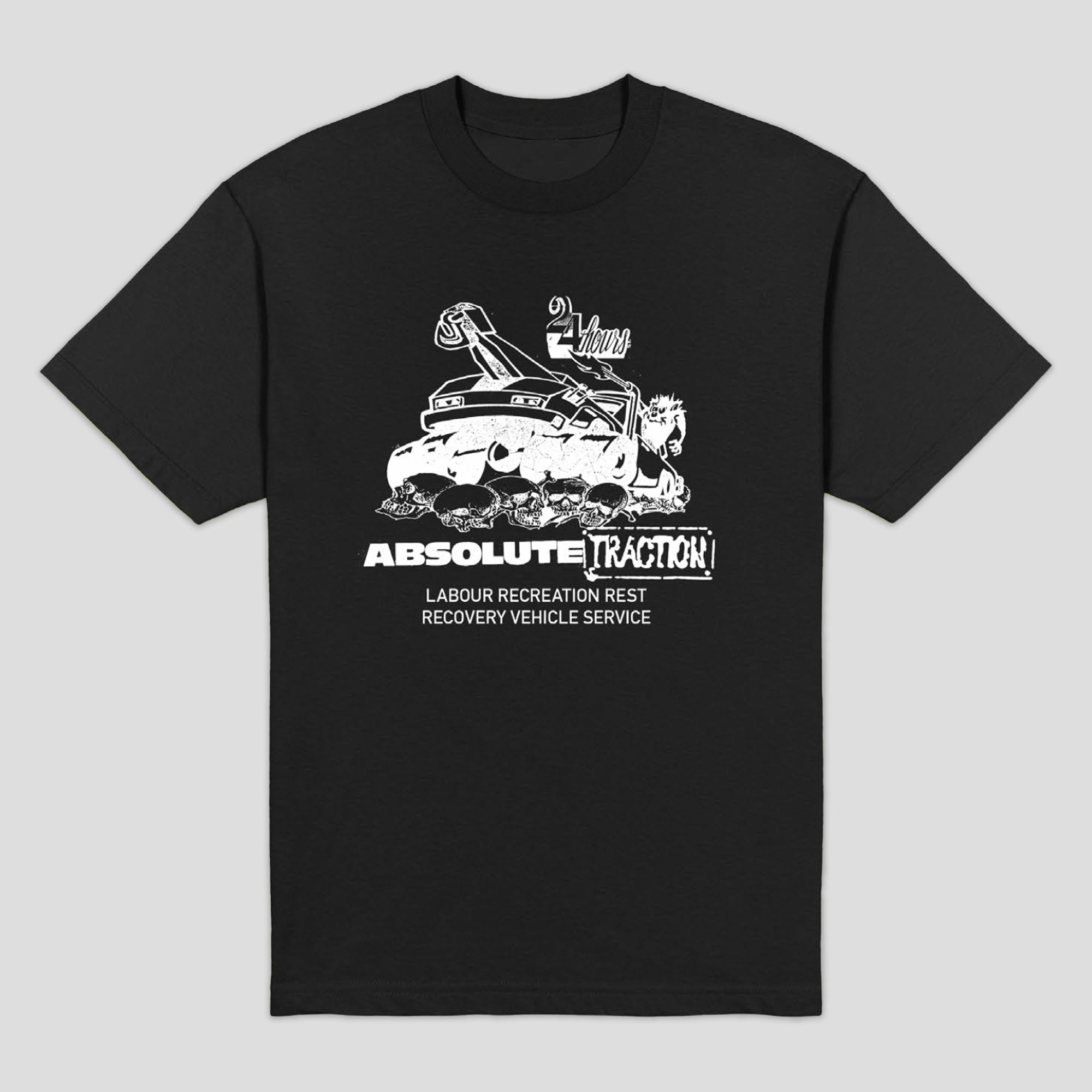 Labour Rest Recreation Absolute Traction T-Shirt - Black – Pass~Port