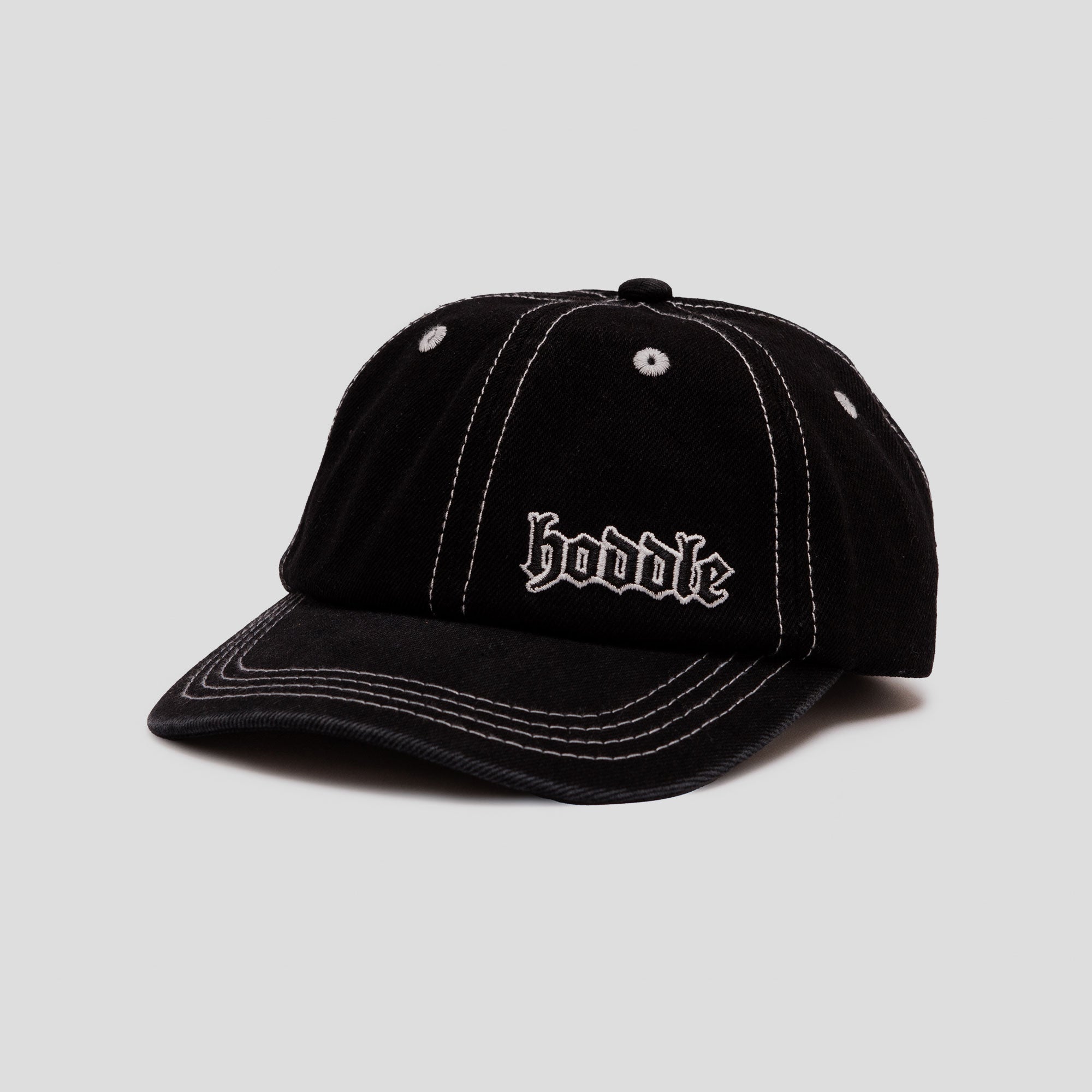 Hoddle Denim Cap - Black Wash – Pass~Port
