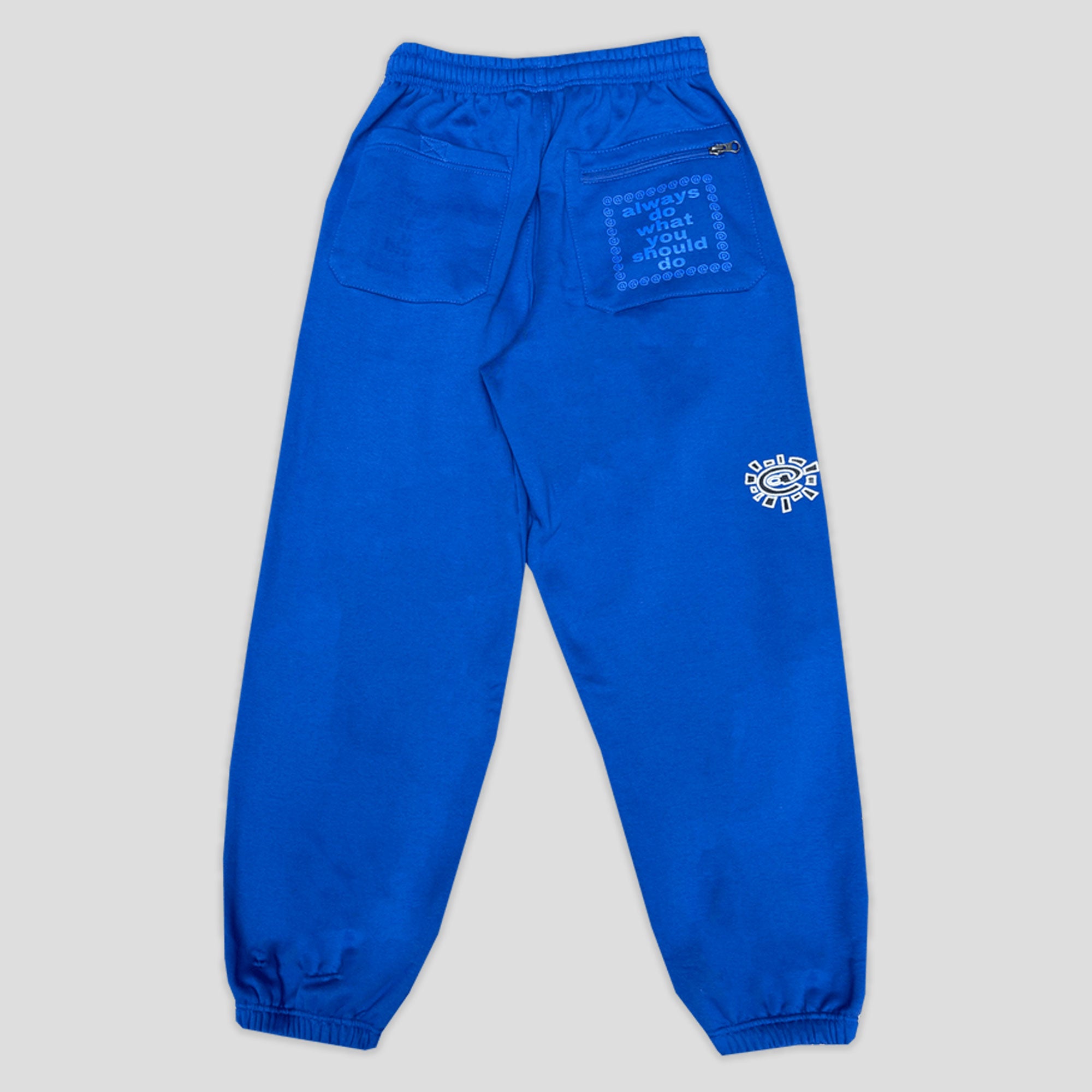 Always Do What You Should Do @Sun Joggers - Royal Blue – Pass~Port