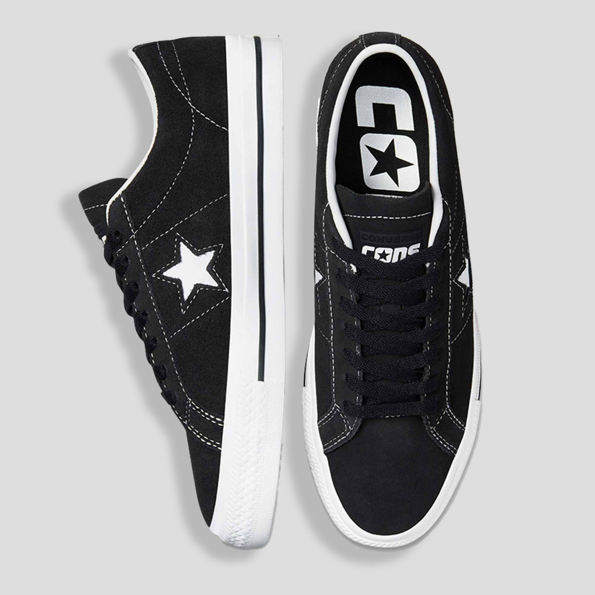 Converse Cons One Star Pro Classic - Black / White – Pass~Port