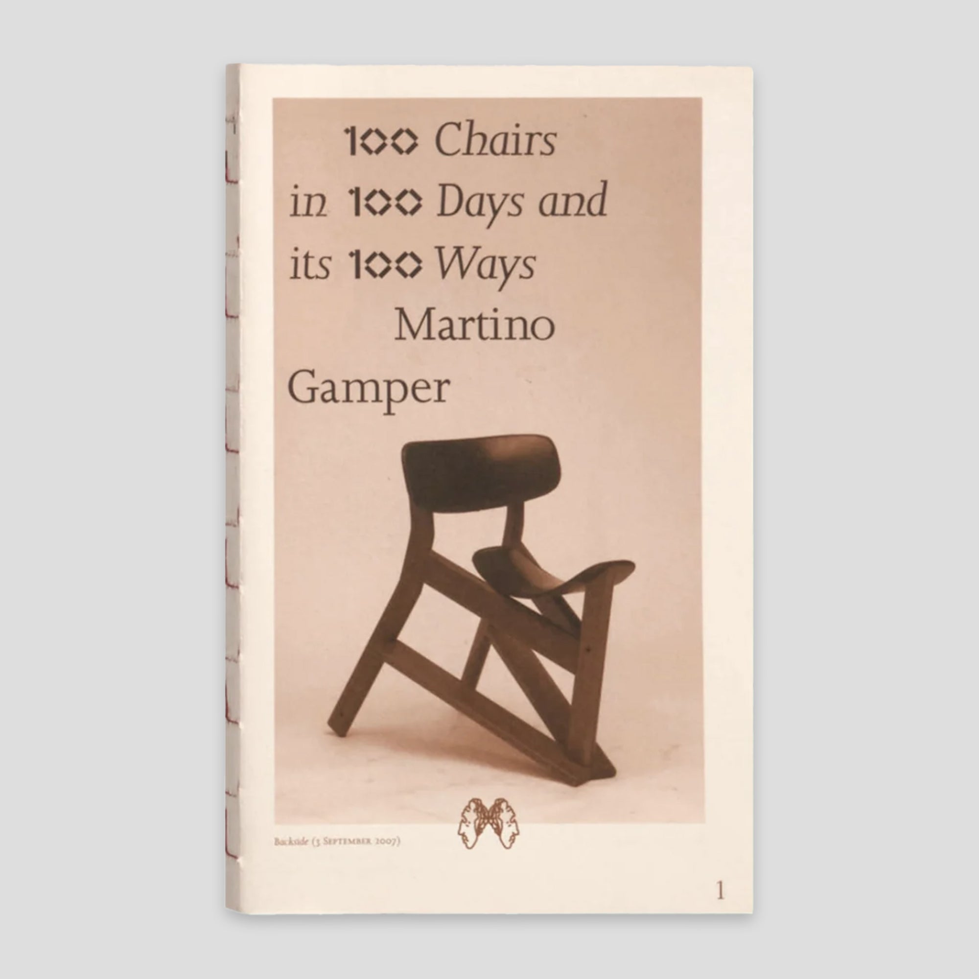 100 Chairs in 100 Days By Martino Gamper – Pass~Port