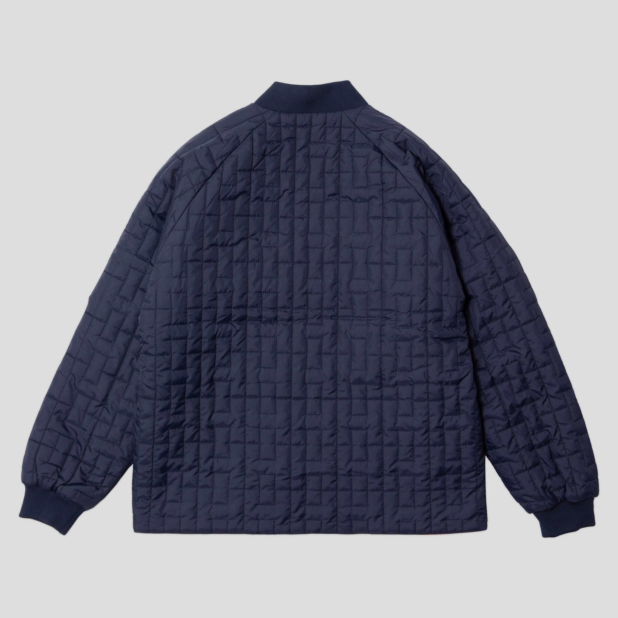 Hoddle M1 Reversible Bomber Jacket - Navy / Safety Orange – Pass~Port