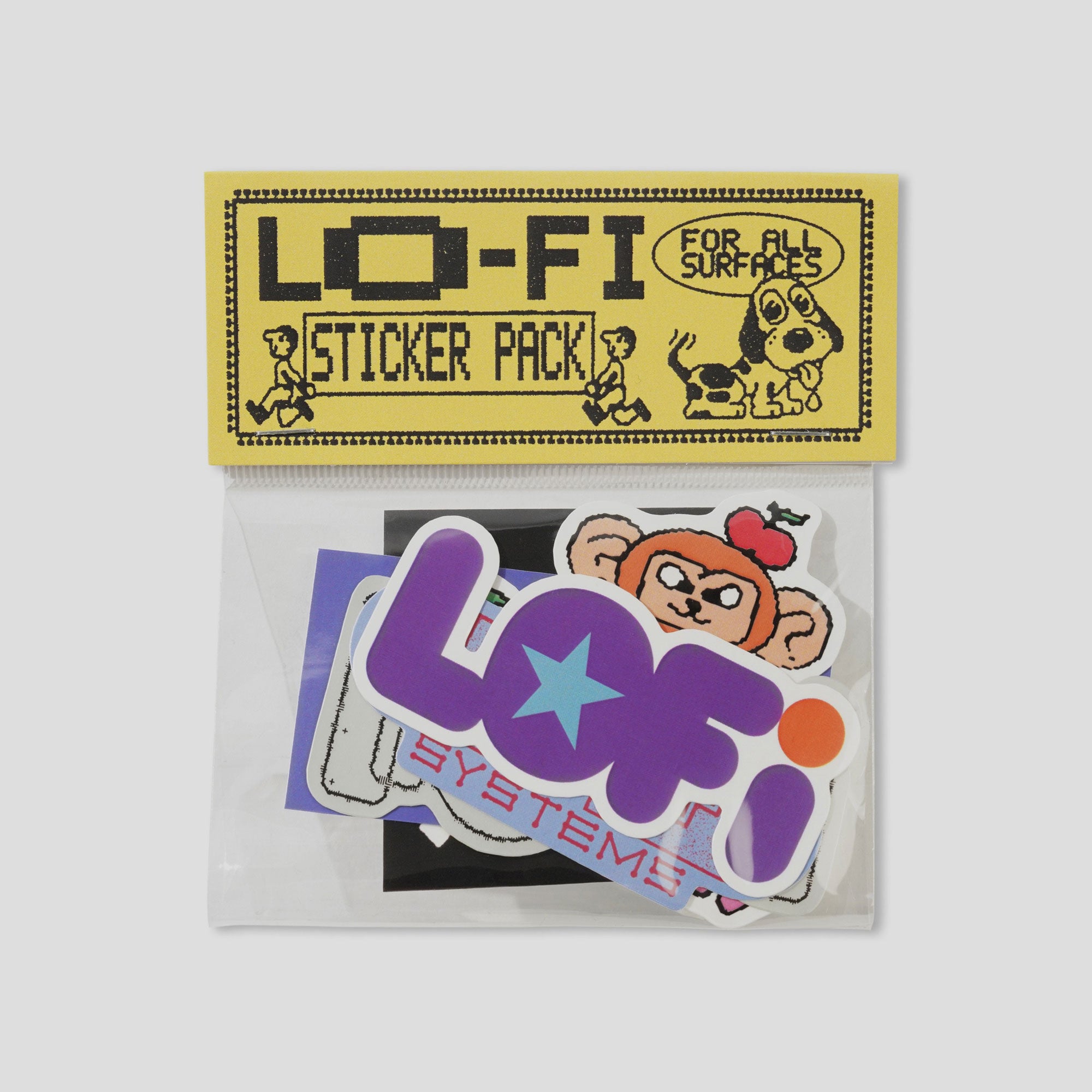 Lo-Fi Grey Matter Sticker Pack - Multi – Pass~Port