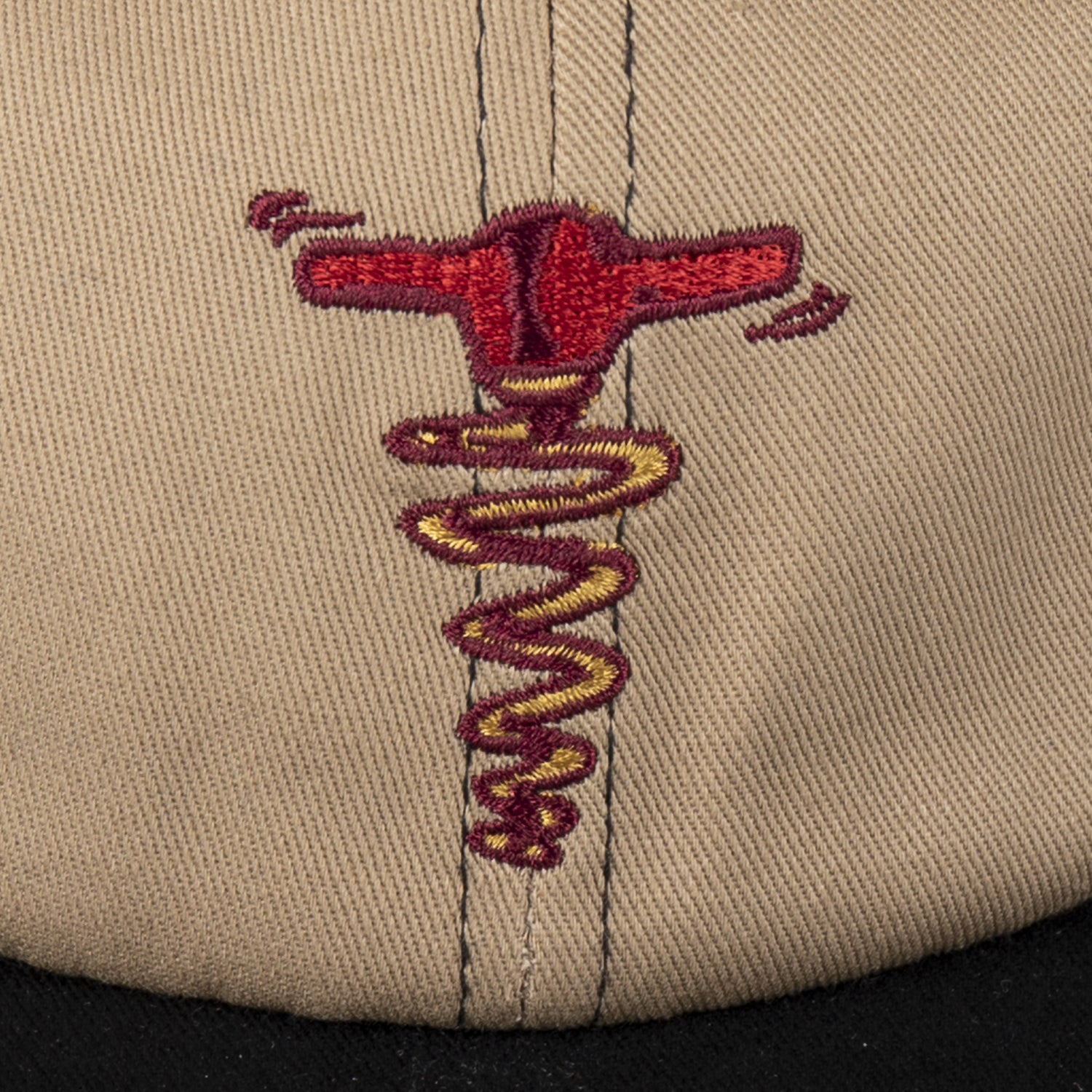 Pass~Port Corkscrew 5 Panel Cap - Sand / Black