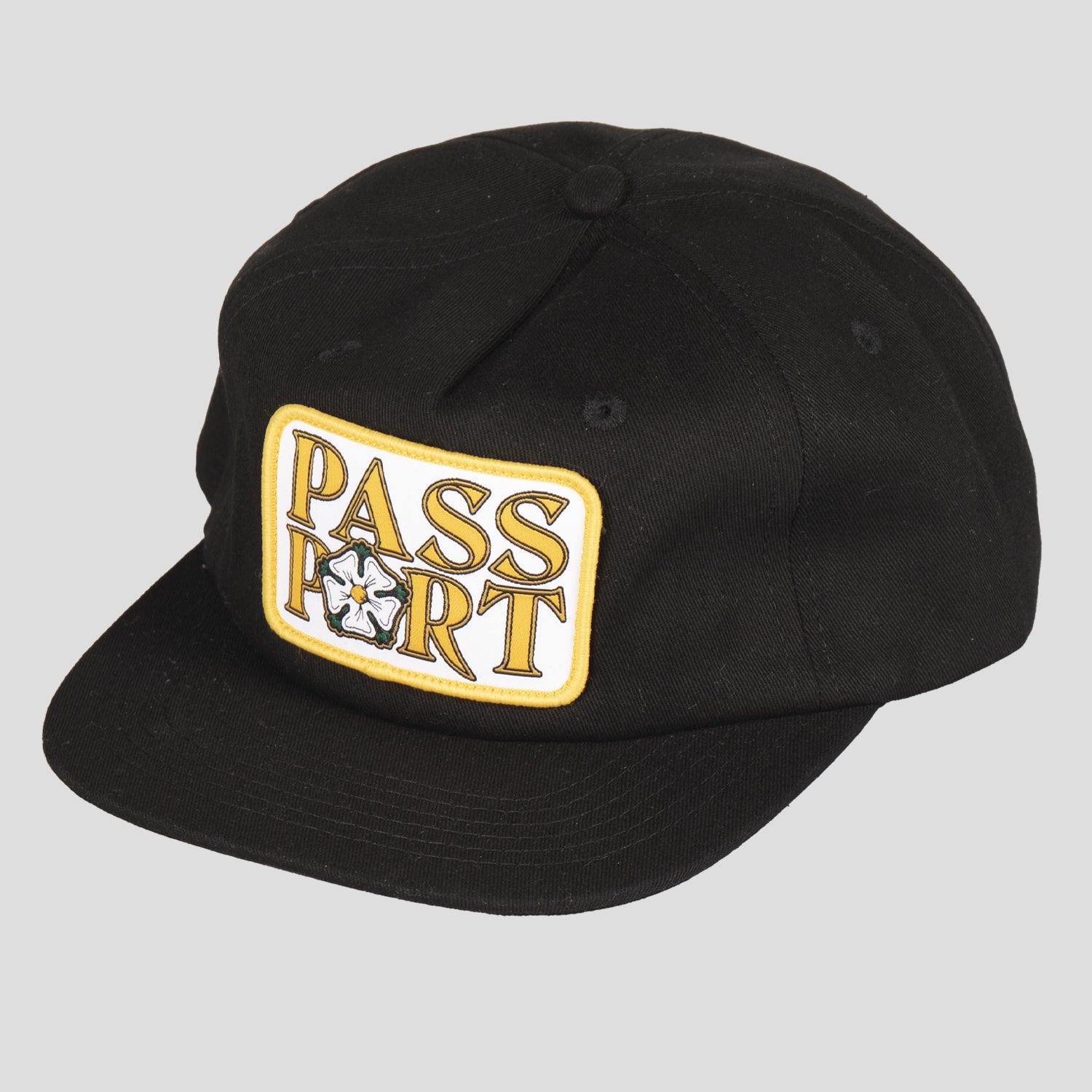 Pass~Port Rosa 5 Panel Cap - Black